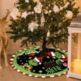 30 Inch Christmas Tree Skirt Grinch Soft And Funny Trimmed Christmas