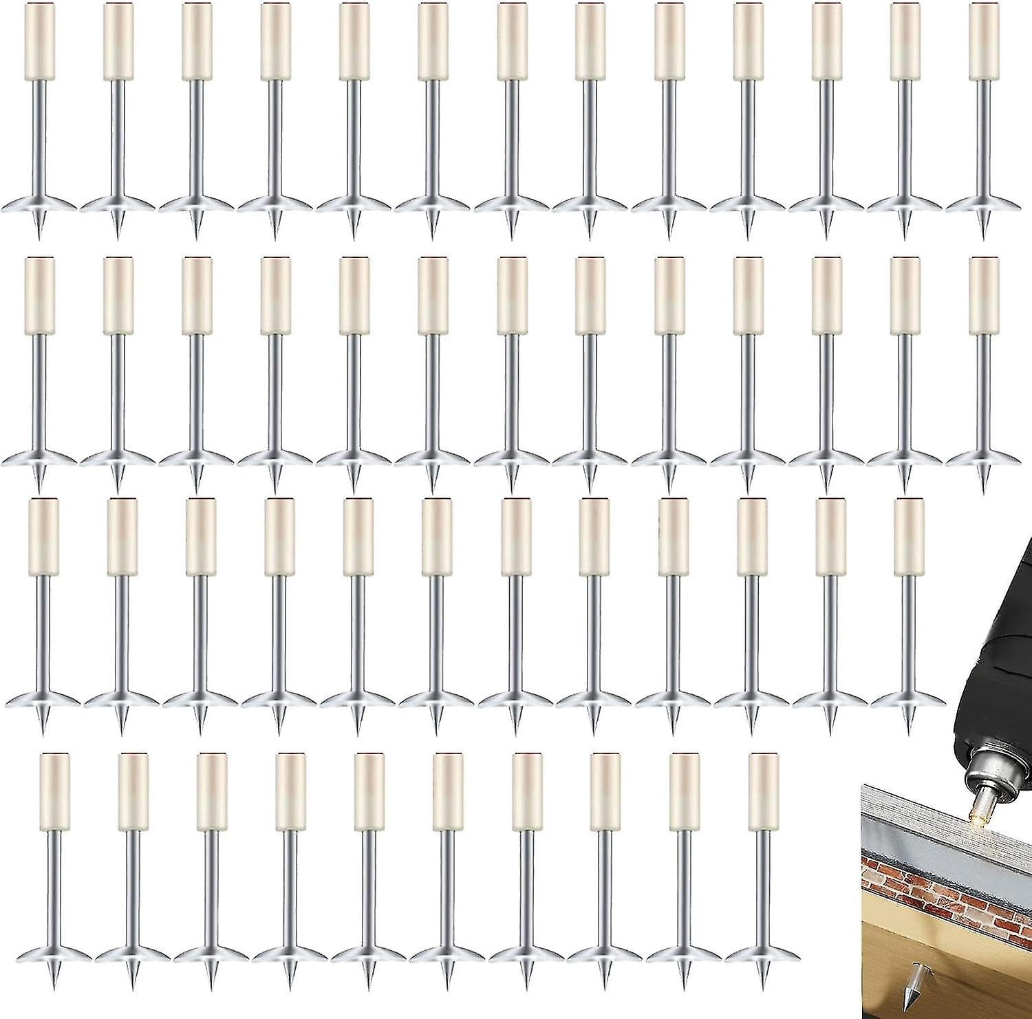 40 Clous pour Pistolet à Ongles Manuel en Acier pour Plafond/cache-Cils ...