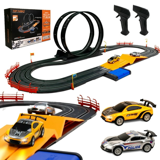 100FIXEO Electric Slot Car Race Track Sets for Kids Boys Age 6-14 ...