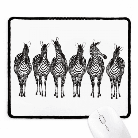 Different Action Pinto Animal Mousepad Stitched Edge Mat Rubber Gang ...