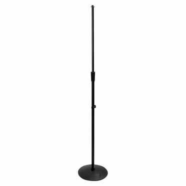 On-Stage MS7625B Hex-Base Quarter-Turn Threadless Mic Stand, Black ...