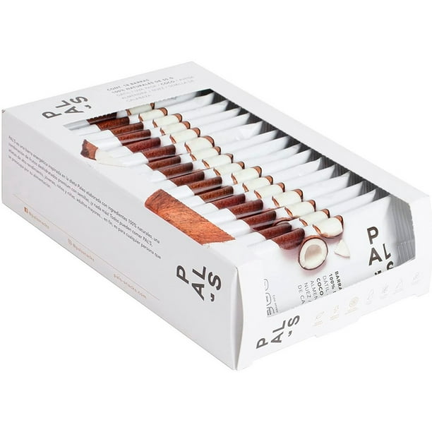 PAL'S Snacks barra de energía 100% natural y proteína, Vegana, sabor ...