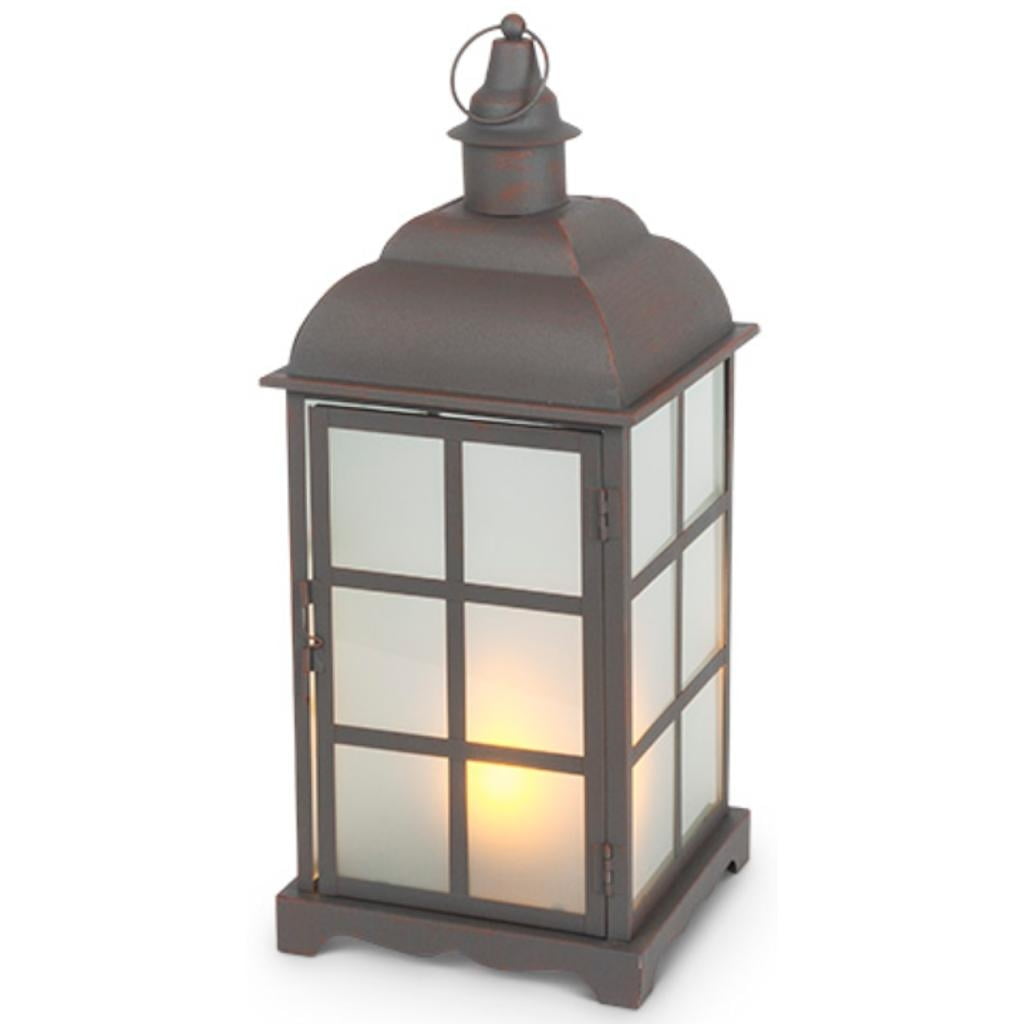 Gerson 44232 - 18.5" 27 Light Metal Battery Operated LED Lantern with ...