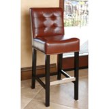 Devon & Claire Empire Bonded Leather Bar Stool, Multiple Colors ...