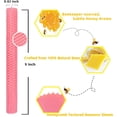 Beeswax Taper Candles, 9" Long Candlesticks, Dripless & Unscented, 4 ...