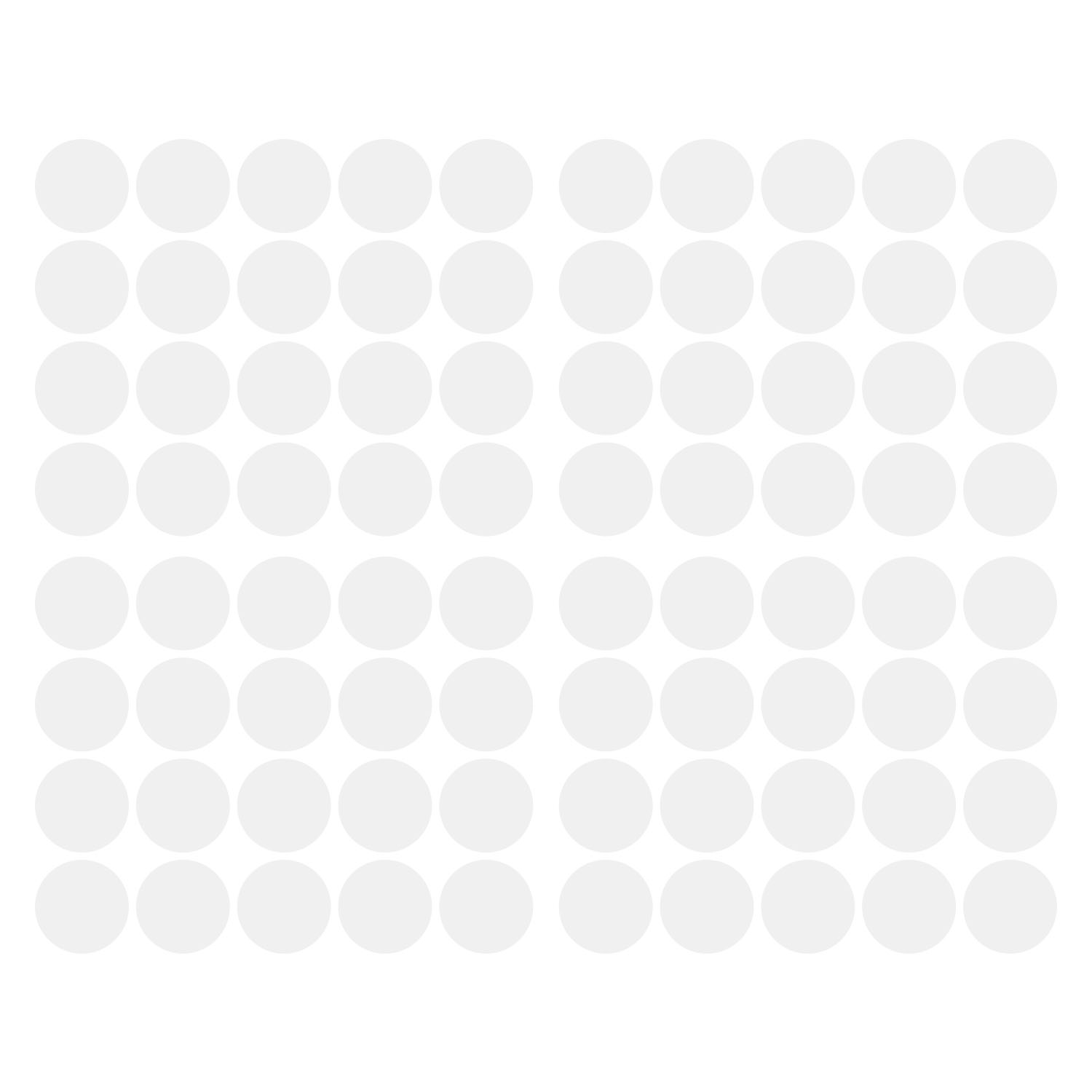 LiteMark 2 Inch White Vinyl Removable Dot Classroom Floors & Walls ...