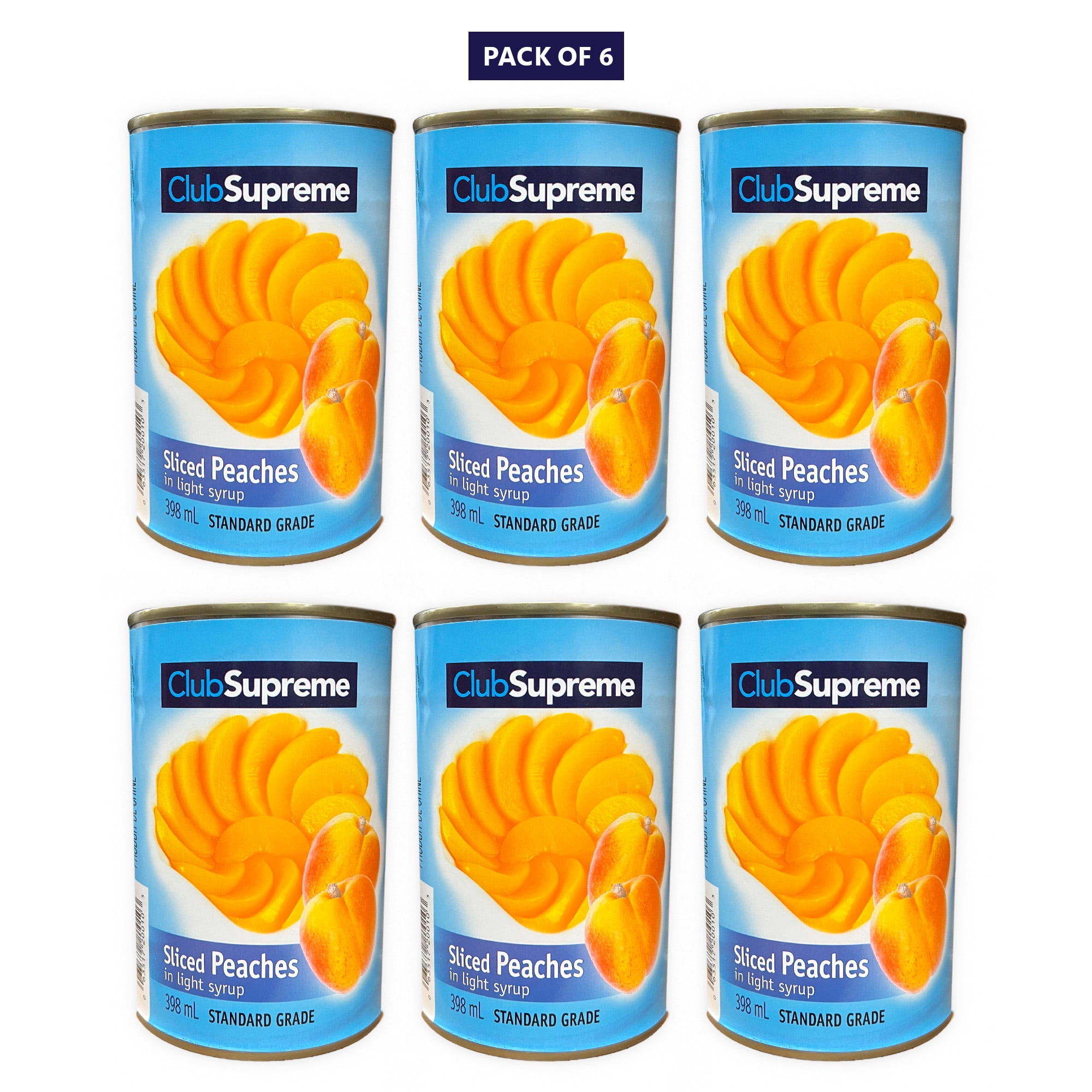 Click here for Club Supreme Canned Fruit (6 Pack) - Sliced Peache... prices