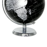 5.5inch World Globe - Black- Mini Globe Educational/Geographic/Modern ...