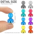 HKJUNFEI 32Pcs Magnetic Push Pins Traces Free Fixing Mini Magnetic Push ...