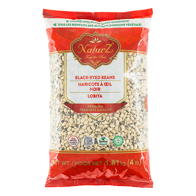 Click here for Naturz Black-Eyed Beans - Lobiya  4 Lb 1.81kg prices