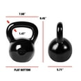 CAP Barbell Cast Iron Kettlebell, Black, 35LBS - Walmart.com