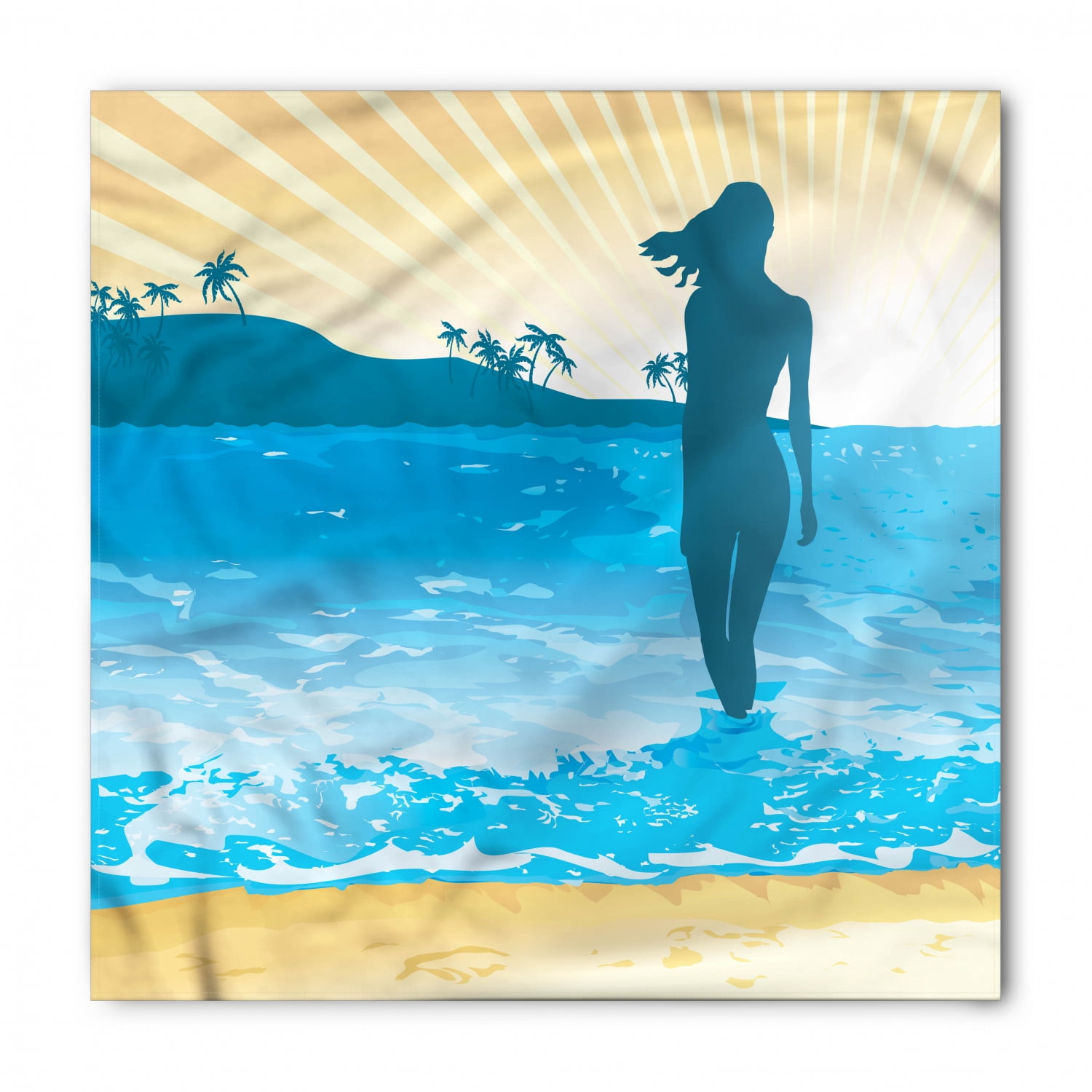 Beach Bandana, Sea Shore Ocean Summer, Unisex Head and Neck Tie, by ...