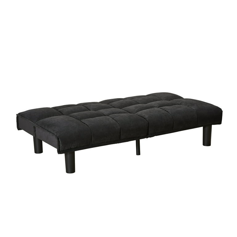 Mainstays tufted microfiber futon store