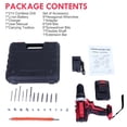 21V Power Drill with Battery and Charger, Electric Cordless Drill Set ...