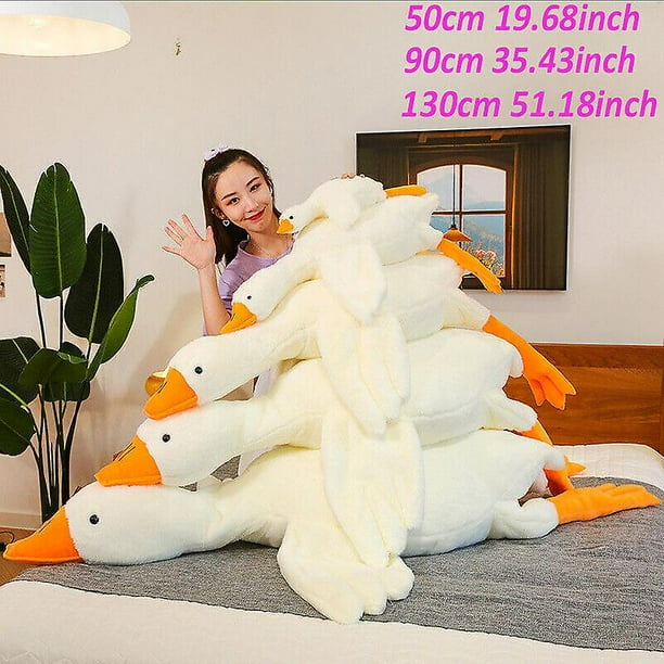 Goose Stuffed Animal Very Big Huge Goose Plush Pillow Toy, Cute Giant ...