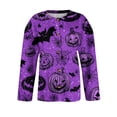 Halloween Sweaters for Women Funny Cartoon Bat Womens Cardigan Sweaters ...