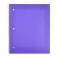 Pen+Gear Wide Ruled Poly 1-Subject Notebook with Inside Pockets, 9" x ...