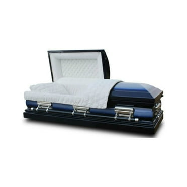 Titan Casket - Satin Series Funeral Coffin in Red - Walmart.com