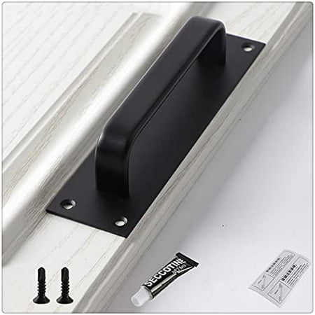 Junmo 1 Piece Sliding Door Handle, Heavy Duty Steel Push Door Handles ...