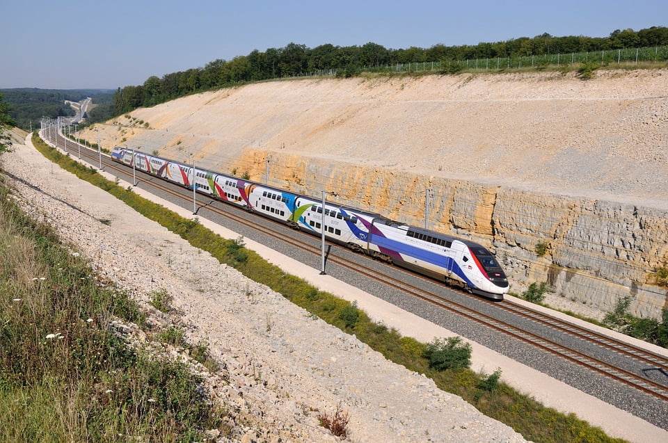 Lgv Train Train 746 High-Speed Train Tgv-12 Inch BY 18 Inch Laminated ...