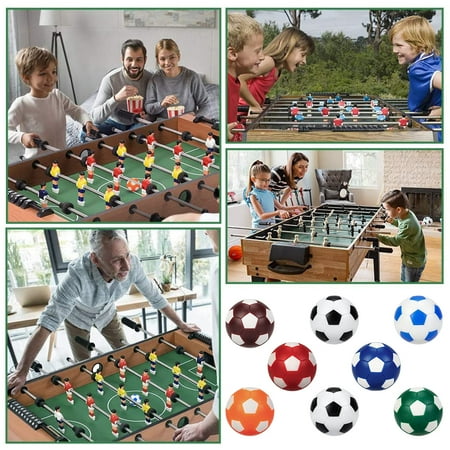 10Pcs Foosball Table Balls 36mm Colorful Table Table Soccer Table ...