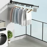 Outdoor Folded Wall Mount Clothes Hanger, Heavy Duty Retractable ...