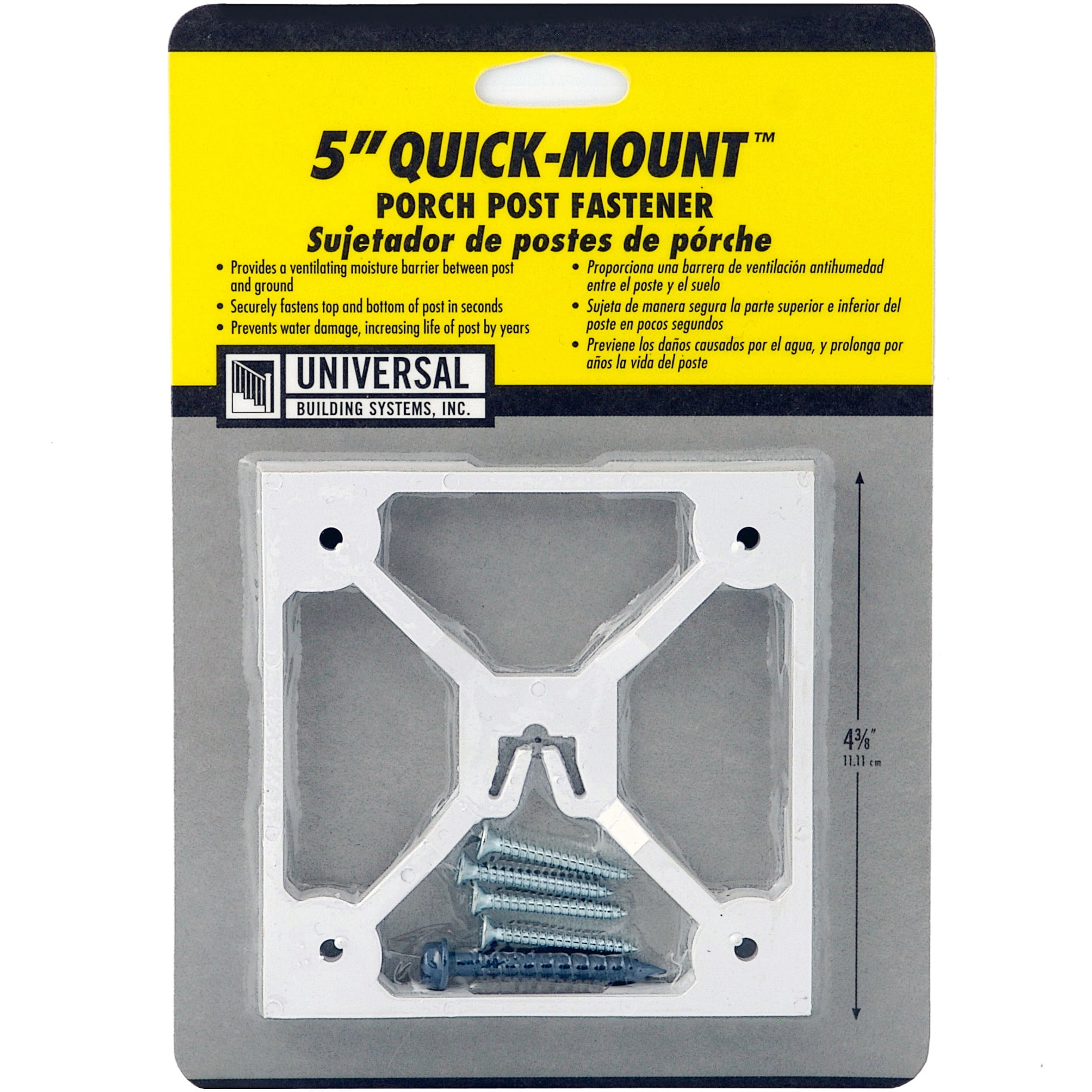 17005 Quick-Mount Porch Post Fastener 5" - Walmart.com - Walmart.com