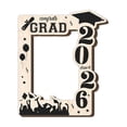 2026 Graduation Wooden Photo Frame with Tassel, Hollowed-Out ...