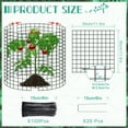 15 PCS 12" x 12" Wire Plant Protectors Wire Plant Cages Metal Mesh ...