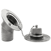 ISURE MARINE Boat 316 Stainless Steel 1-1/2"(38mm)/ Angled Neck 45 ...