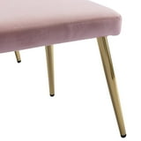 Velvet Accent Chair with Adjustable Armrests and Backrest, Button ...