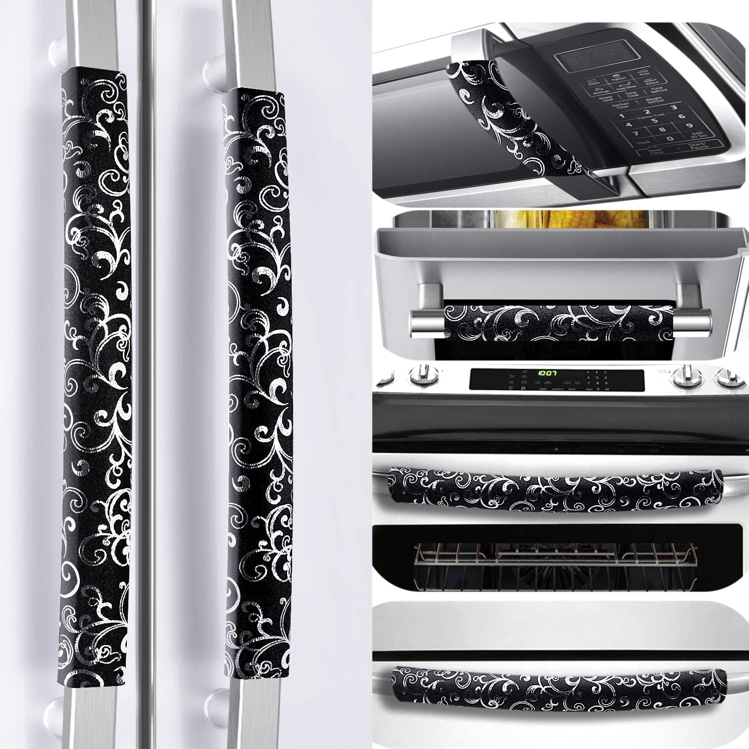 Juztec Home Appliance Handle Covers, Set of 6, Washable, for ...