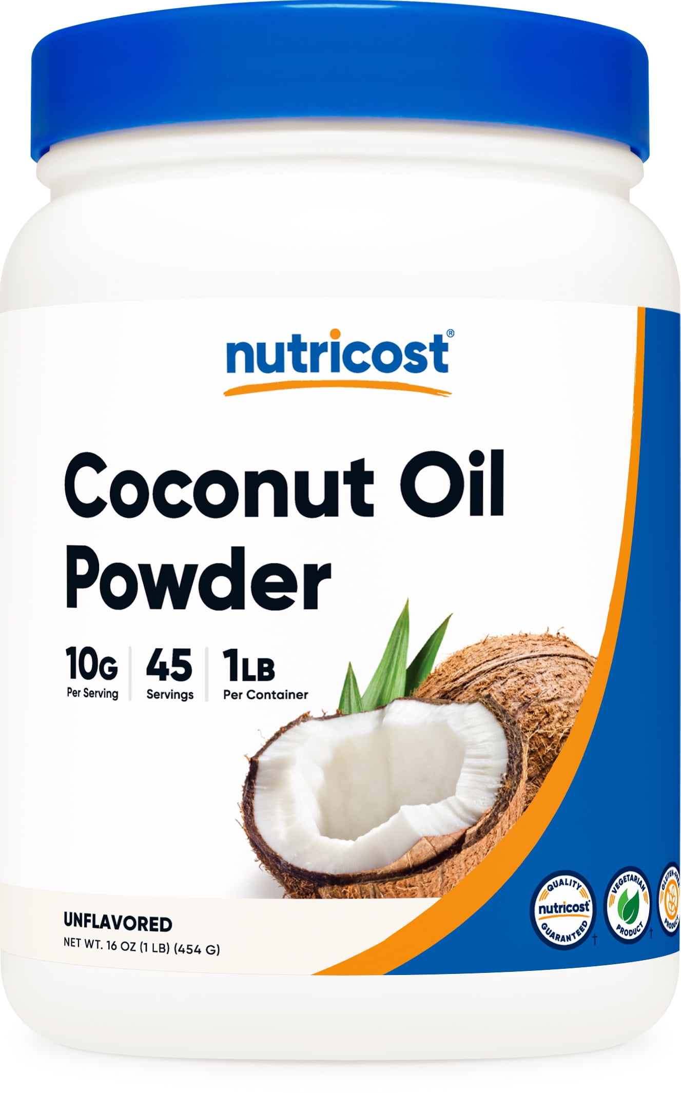Nutricost Coconut Oil Powder 1 lb, 45 Servings (10 Grams per Serving ...