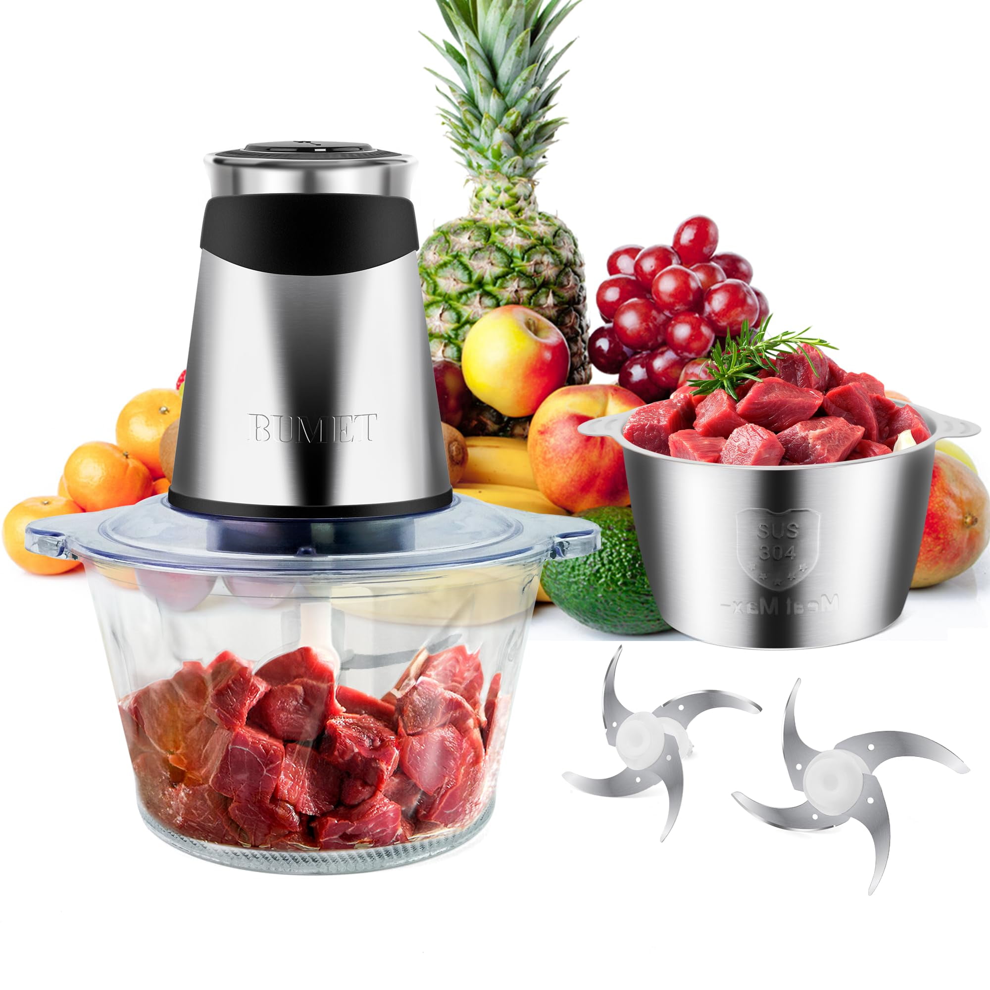 Click here for Bumet Electric Food Processor Vegetable Chopper 50... prices