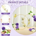 12 Set Butterfly Metal Floral Hoop Table Centerpieces Ring With 3d ...