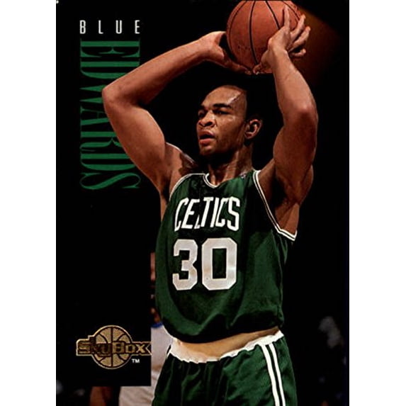 1994-95 SkyBox Premium #206 Blue Edwards NBA Basketball Trading Card ...