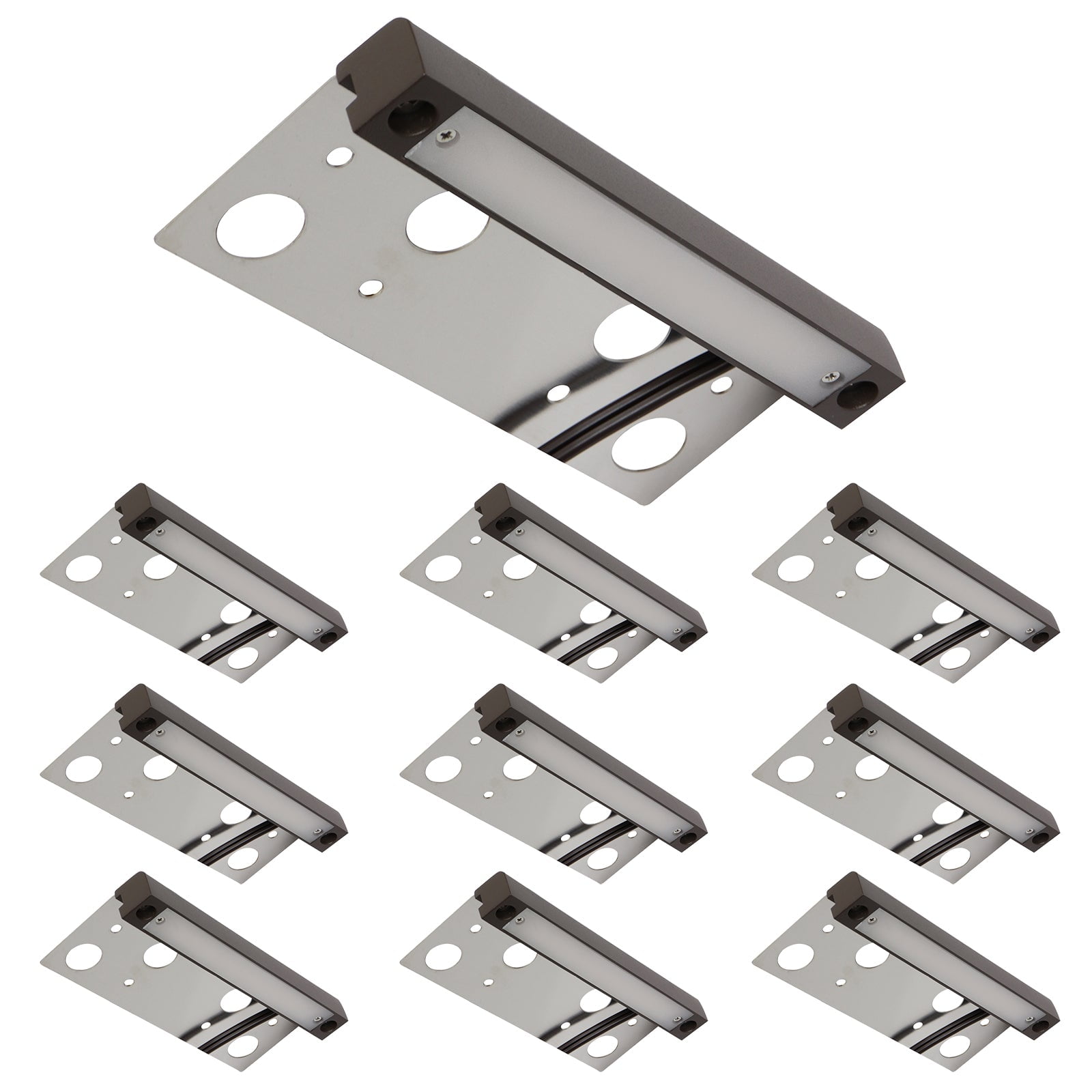 10-Pack GKOplus Frosted Lens Hardscape Light, Retaining Wall Light, 6.8 ...