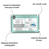 Sizzix Chrome Precision Base Plate for Intricate Dies, 10x6.25 Inch ...