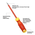Insulated Screwdriver Set, Magnetic High Voltage Resistant Slotted ...