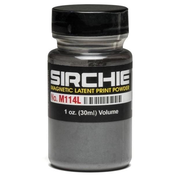 Polvo magnético para huellas dactilares Sirchie Carolina Black 30 ml ...