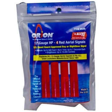 Orion Safety Products Hand Held Orange Smoke Marine Flares, 3-Pack ...