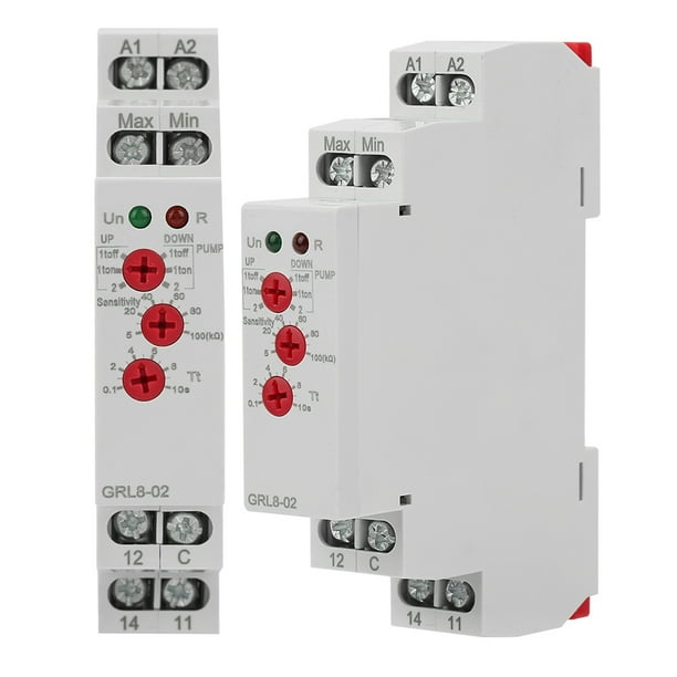 Liquid Controller Relay, 35Mm Din Rail GRL8-02 Water Control Relay, For ...