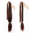 Braided Wigs for Black Women Wig Ponytail Female Winding Hair Extension ...