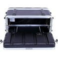 Crossrock Stackable 4U Rack Case, Shallow 14.25” Depth, Polyethylene ...