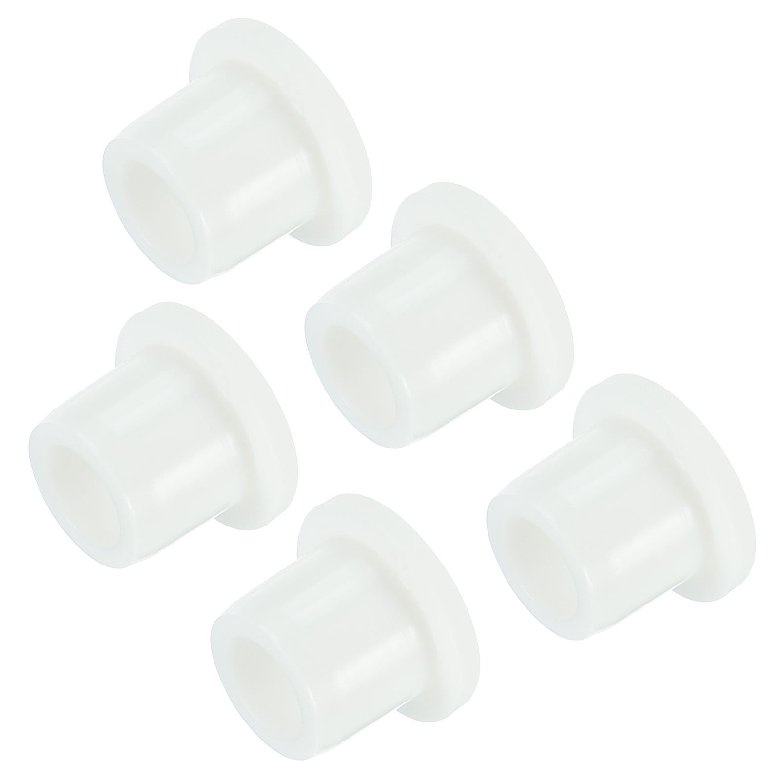 Uxcell Silicone Rubber Hole Plug White Stopper for 11-12mm Hole 5 Pack ...