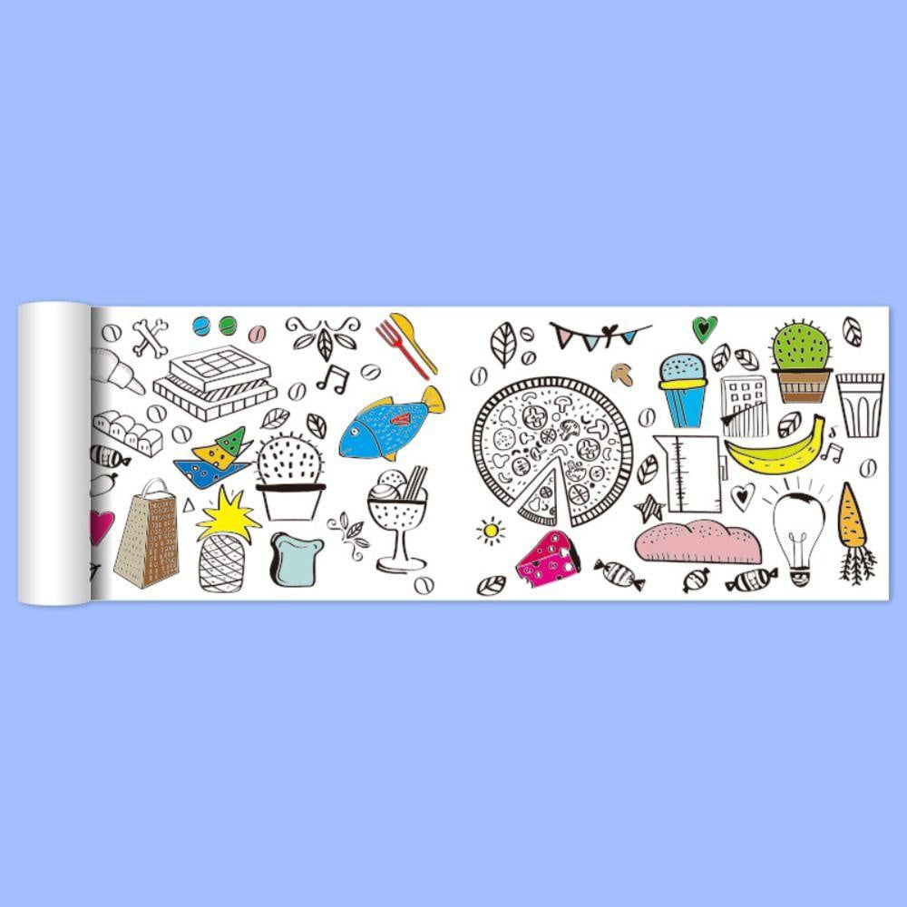 Rollo De Dibujo ORLANTHA Papel 30 * 90cm Graffiti Scroll Juguetes Diy ...