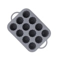 Mini Muffin Pan 12 Holes Silicone Round Mold DIY Cupcake Cookies ...