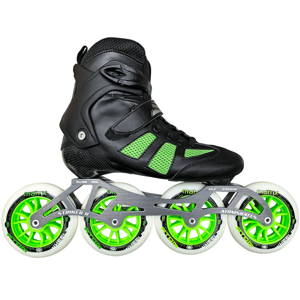 Atom Pro Fitness 4x110 Outdoor Inline Skate Package - Walmart.com