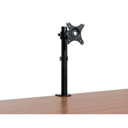 Kantek Monitor Stand with Drawer, 17" X 13.25" X 3" To 6.5", Black ...