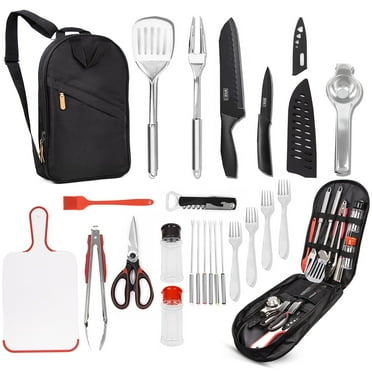 Wealers Kitchen Gadgets | 11- Piece Cooking Utensils Set for Travelers ...